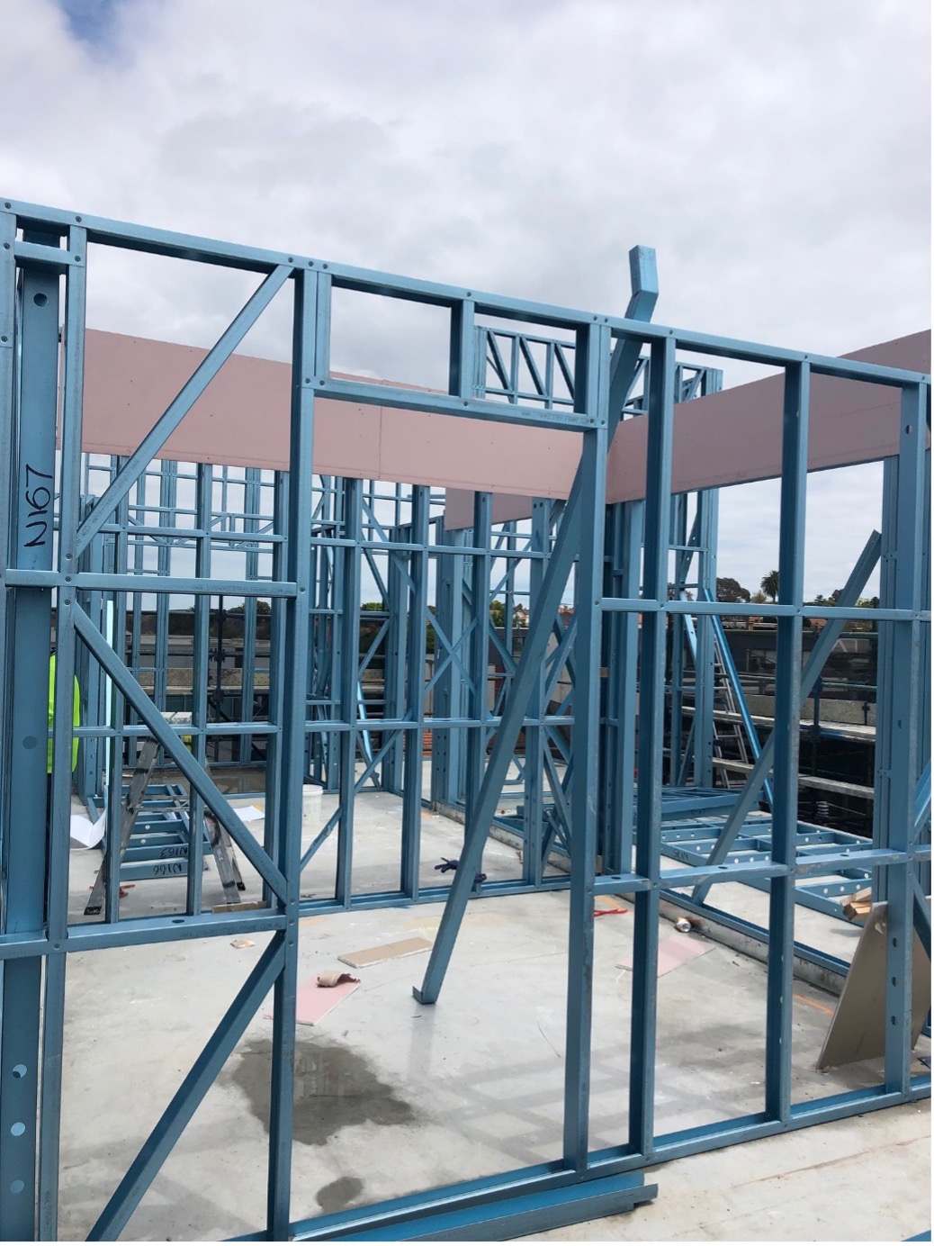 Essendon Apartments - Melbourne Steel Floor Wall Frame Supply